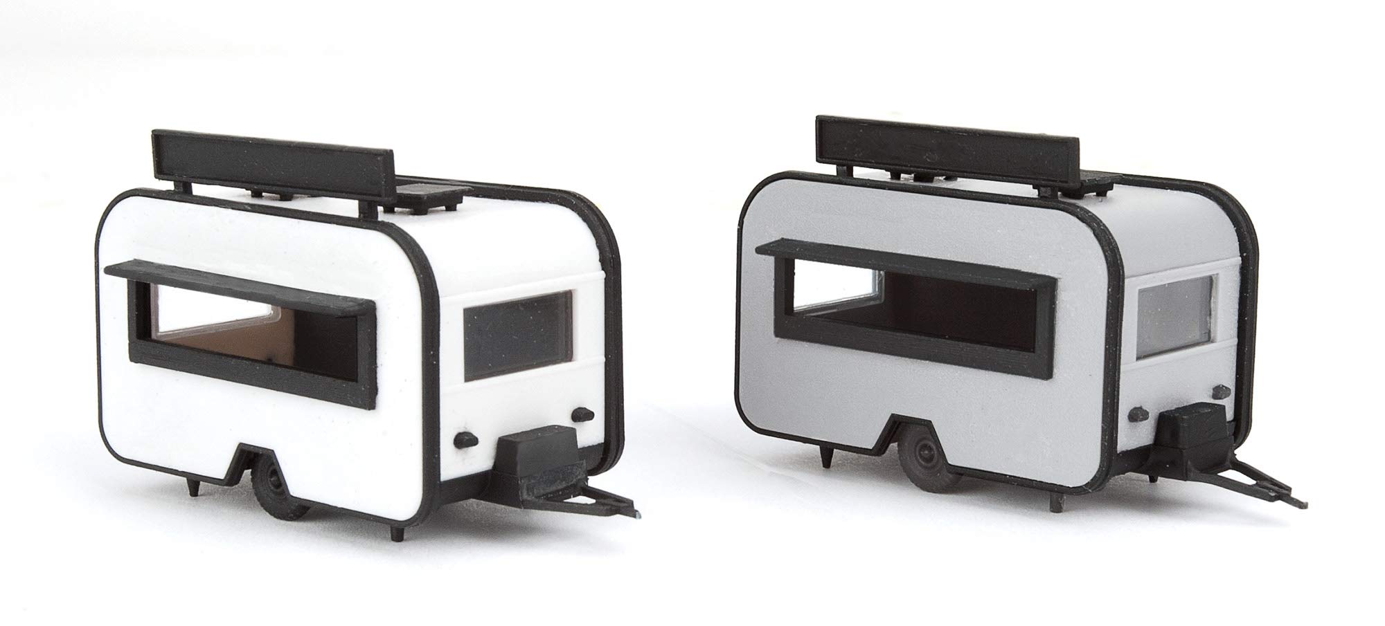 Walthers SceneMaster BBQ & Taco Food Trailers - Kit