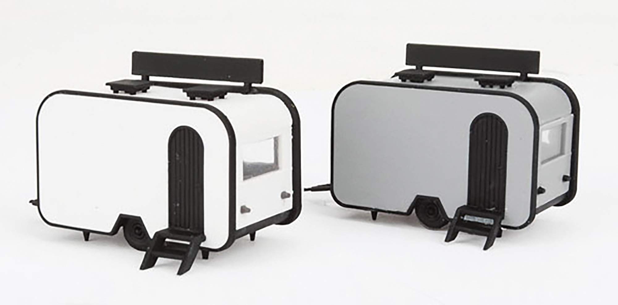 Walthers SceneMaster BBQ & Taco Food Trailers - Kit