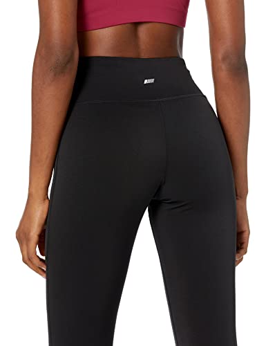 Amazon Essentials Women's Studio Sculpt Mid-Rise Full-Length Active Legging, Black, Small