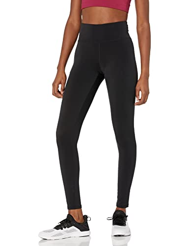 Amazon Essentials Women's Studio Sculpt Mid-Rise Full-Length Active Legging, Black, Small