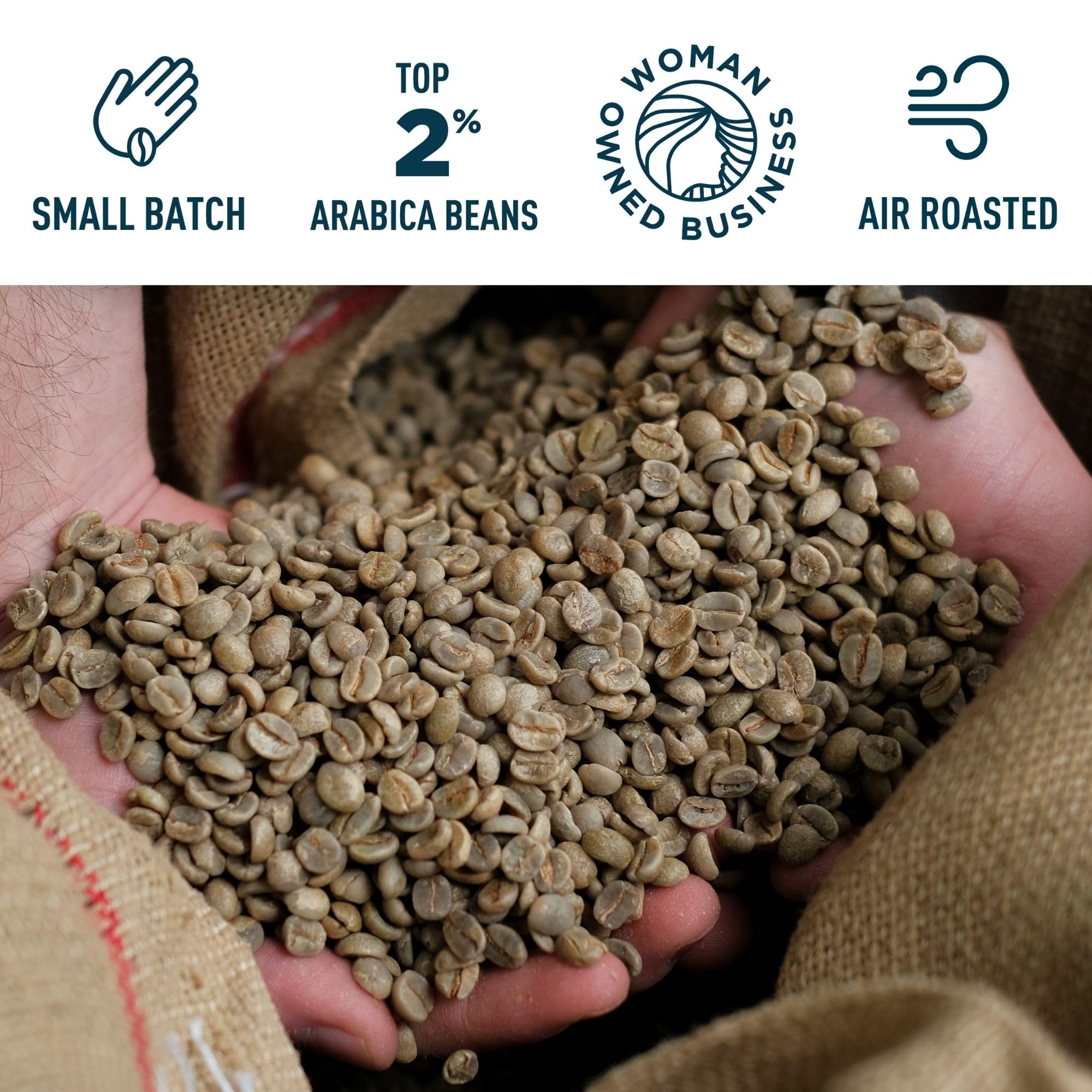 Door County Coffee Almond Toffee Flavored Ground | 10 oz Bag | Flavored Ground Medium Roast | 100% Specialty Arabica | Flavored Gourmet | Almond Toffee