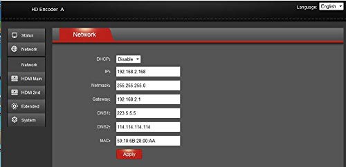 Voca Tech IPTV Digital H.264 HDMI Encoder IP Video Audio Encoder Supports UDP RTP RTSP RTMP HTTP HLS protocols,Live Broadcast Support Facebook YouTube Xstream VMS Milestone