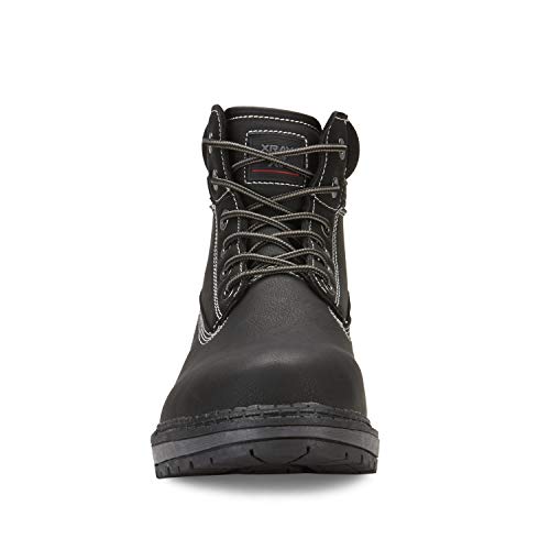X RAY Footwear Men's Fullman Fashion Classic Combat Faux Leather Chukka Boots, Plain toe, Thermoplastic Rubber Outsole; Size 10