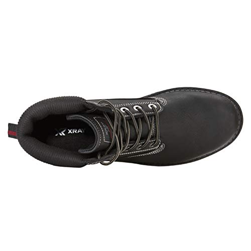 X RAY Footwear Men's Fullman Fashion Classic Combat Faux Leather Chukka Boots, Plain toe, Thermoplastic Rubber Outsole; Size 10