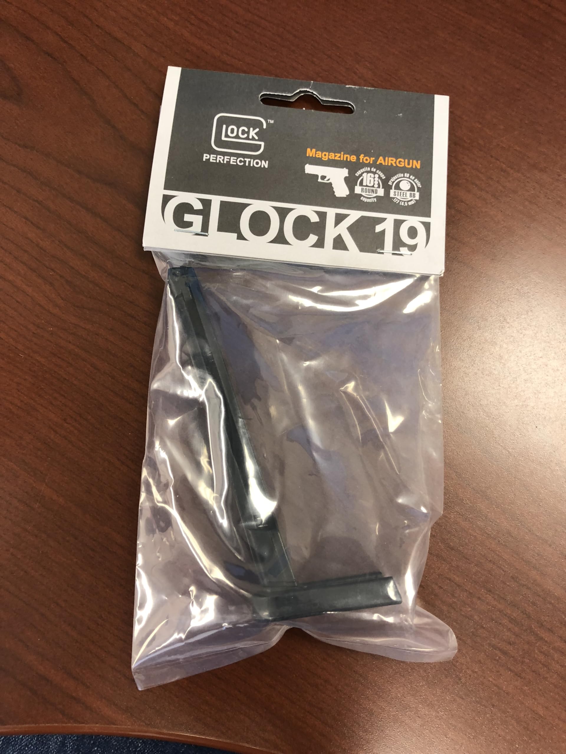 Umarex USA Glock 19 Gen3 Magazine for .177 Caliber BB Gun Air Pistol, 15-Round Capacity , Black