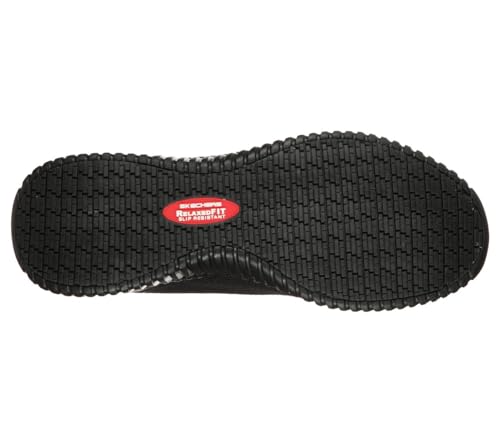 Skechers Men's Cessnock Food Service Shoe, Black, 10