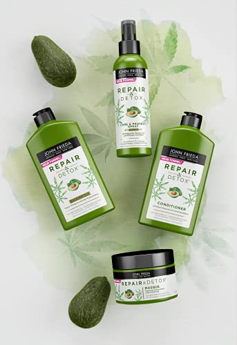 John Frieda Repair & Detox Care & Protect Spray with Avocado Oil and Green Tea, 200 ml
