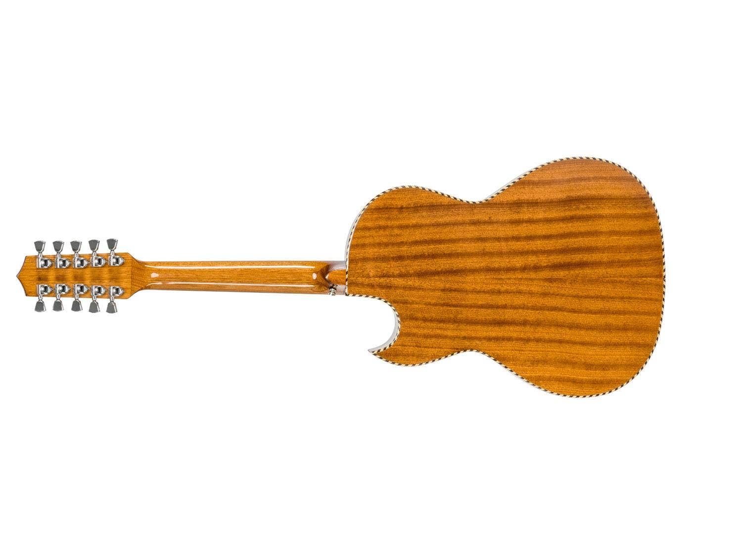 H. Jimenez, 7-String Acoustic-Electric Guitar, Ambidextrous, Red (LBQ1EBF)
