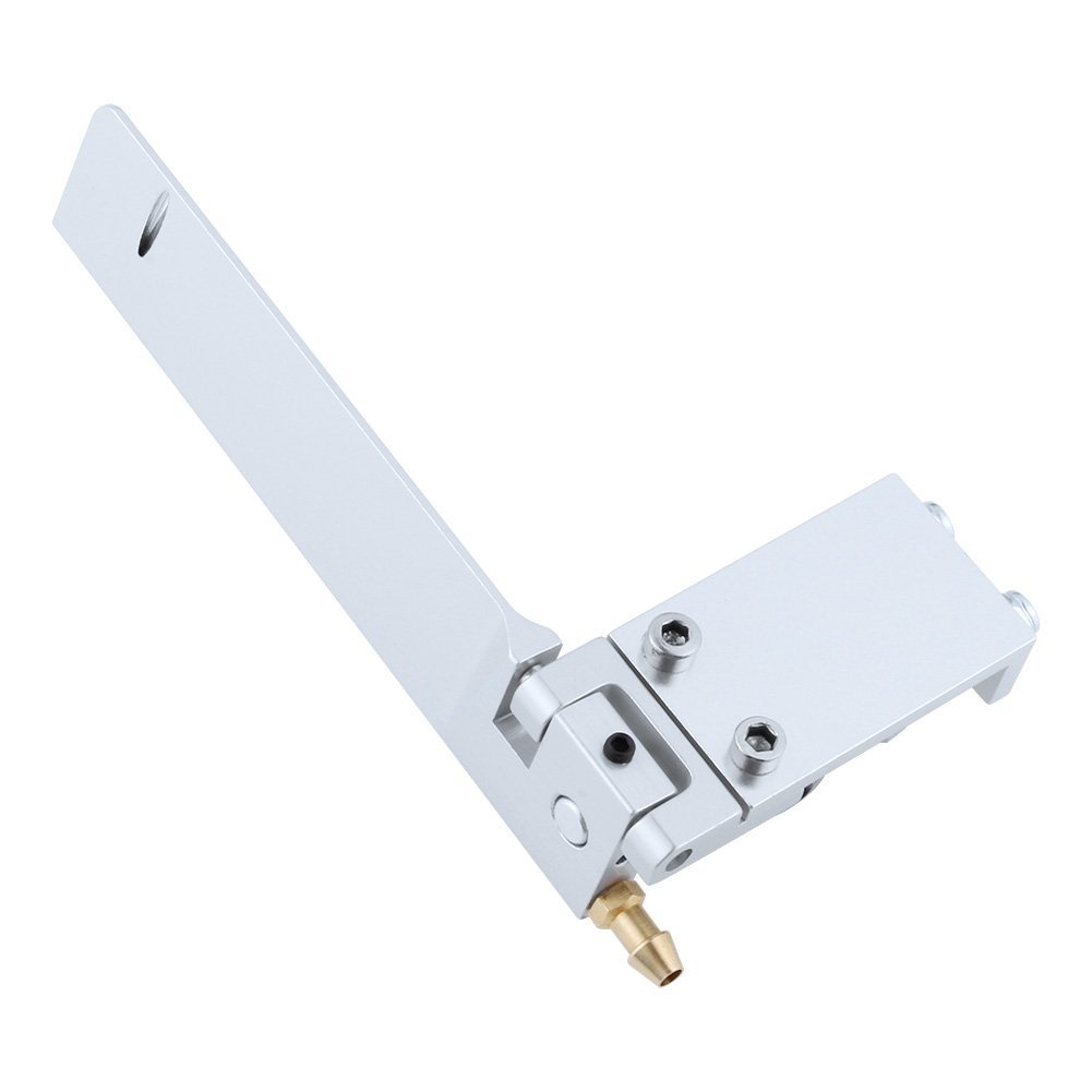 Aluminum 95mm Long RC Boat Rudder with Water Pickup Absorbing Steering for Electric/Gas Power Remote Control Model Parts CNC