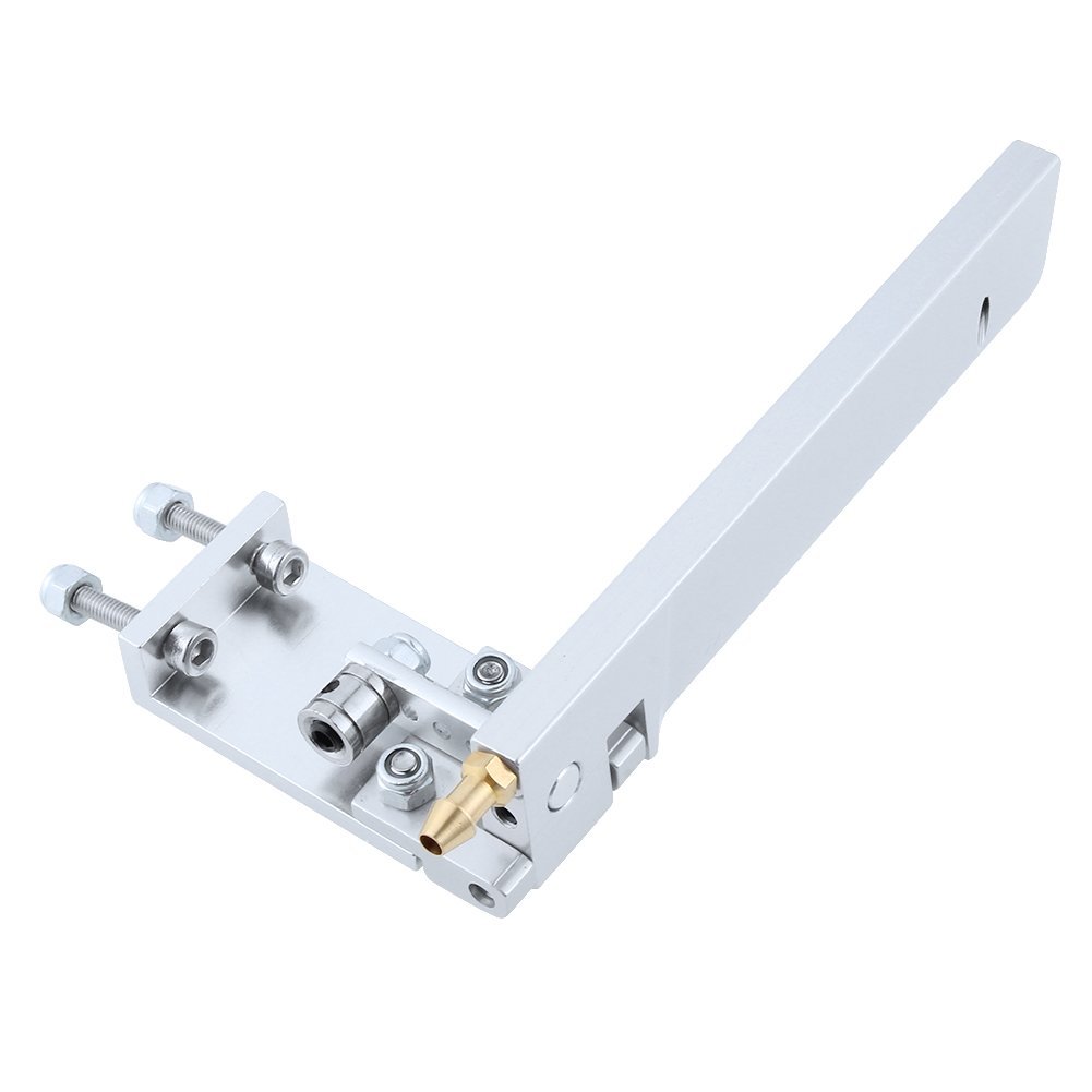 Aluminum 95mm Long RC Boat Rudder with Water Pickup Absorbing Steering for Electric/Gas Power Remote Control Model Parts CNC
