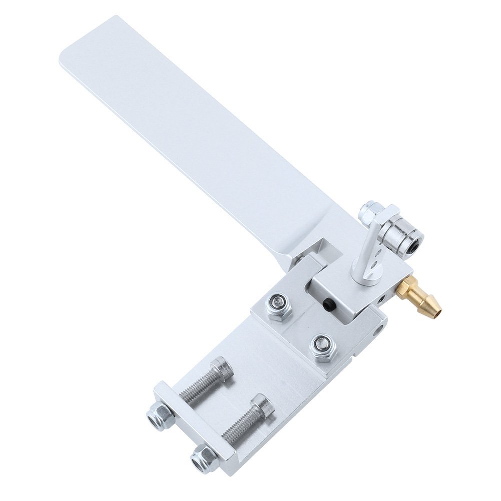 Aluminum 95mm Long RC Boat Rudder with Water Pickup Absorbing Steering for Electric/Gas Power Remote Control Model Parts CNC