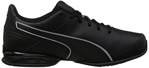 PUMA Mens Super Levitate Cross Trainer, PUMA Mens Black-PUMA Mens Aged Silver, 13