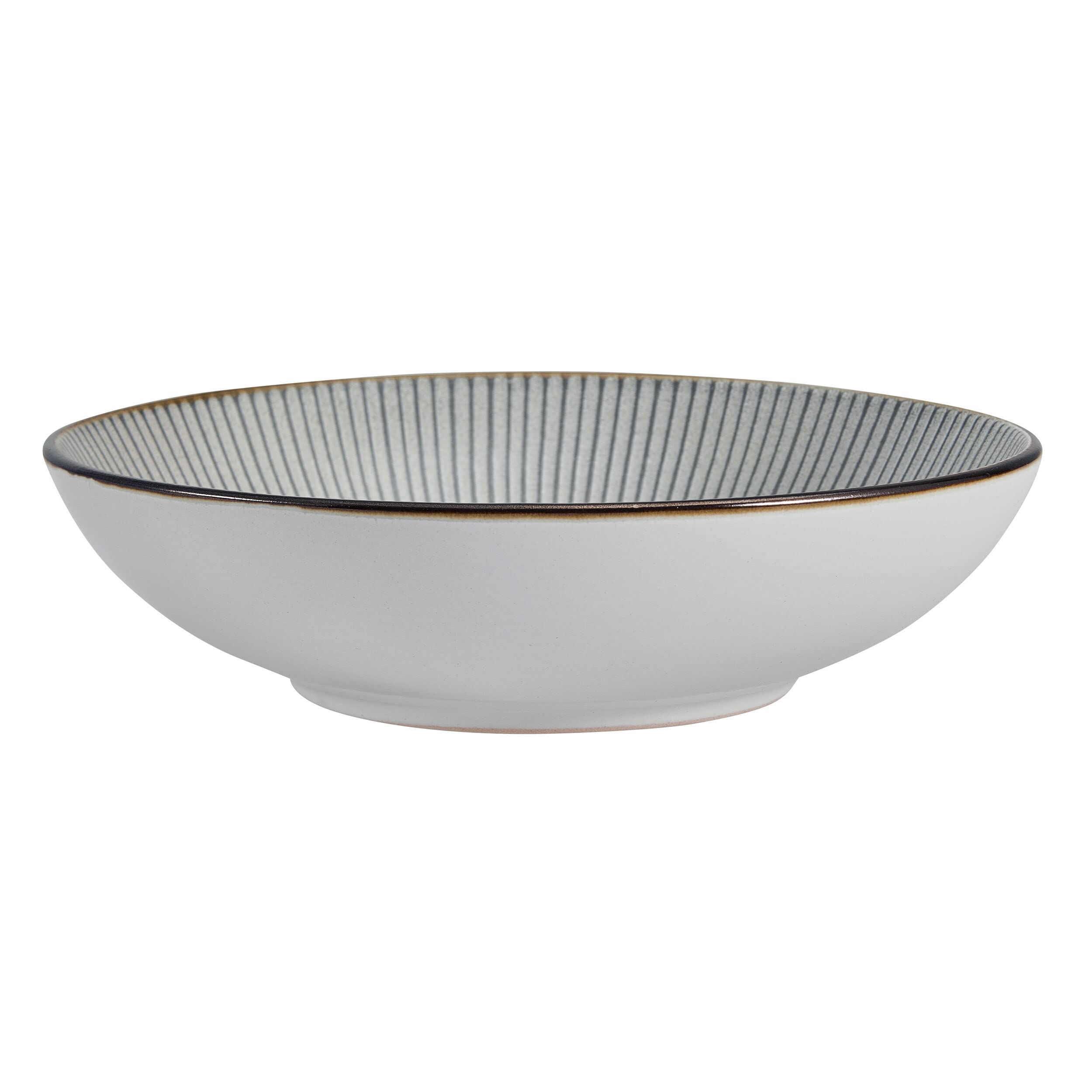 Pfaltzgraff Arlie Gray 12 Piece Dinnerware Set, Service for 4, Gray
