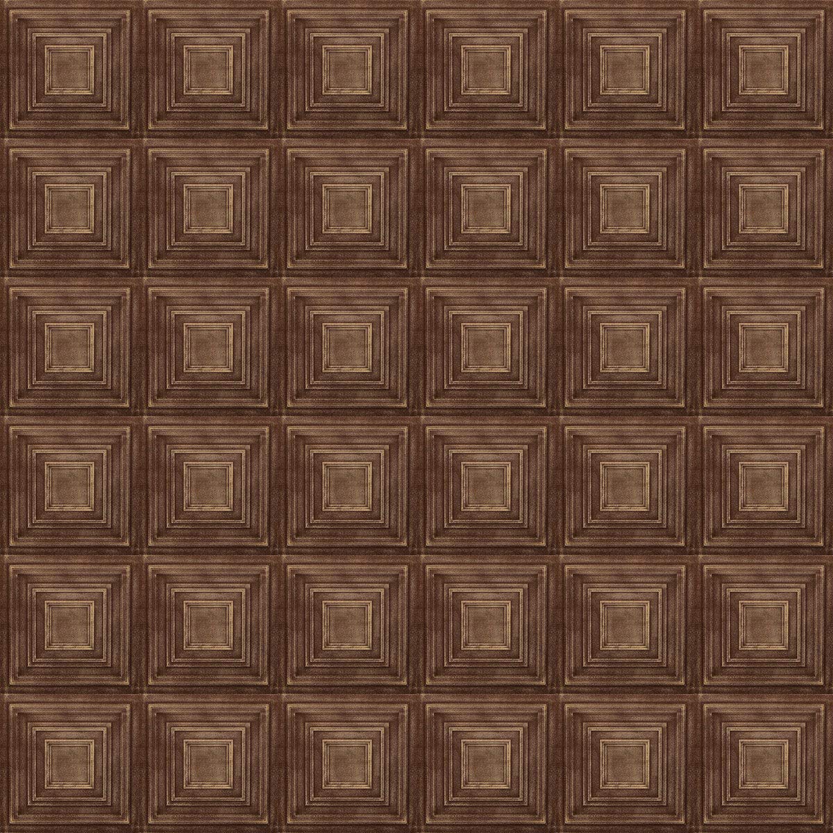 R33 Brown Beige 20x20 Amazing Styrofoam Tin Look Ceiling Tiles Easy to Glue Up On Any Type of Surface