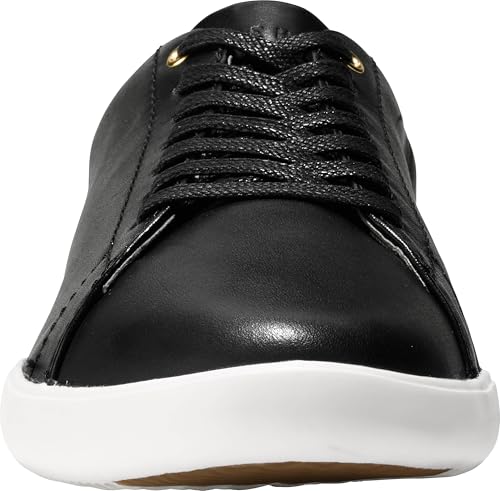 Cole Haan Womens Grand Crosscourt II Black Leather/White 8.5 B - Medium
