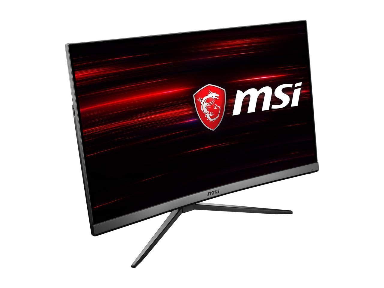 MSI Full HD Non-Glare 1ms 1920 x 1080 144Hz Refresh Rate USB/DP/HDMI Smart Headset Hanger FreeSync 27” Gaming Curved Monitor (Optix MAG271C)