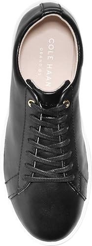 Cole Haan Womens Grand Crosscourt II Black Leather/White 8.5 B - Medium
