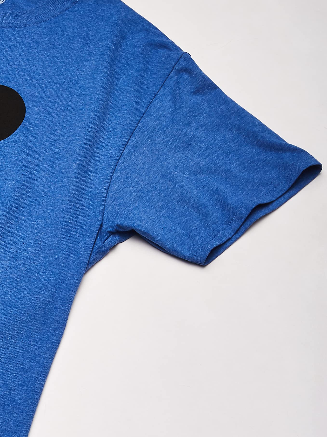 Disney Mickey Mouse Men's Classic Mickey Mouse Full Size Graphic Short Sleeve T-Shirt, Royal Blue Heather, Large