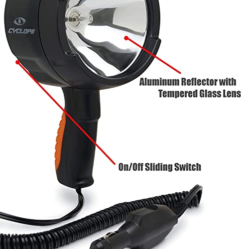 Cyclops SPOTLIGHTS CYC-HS140012V Spotlight, Black