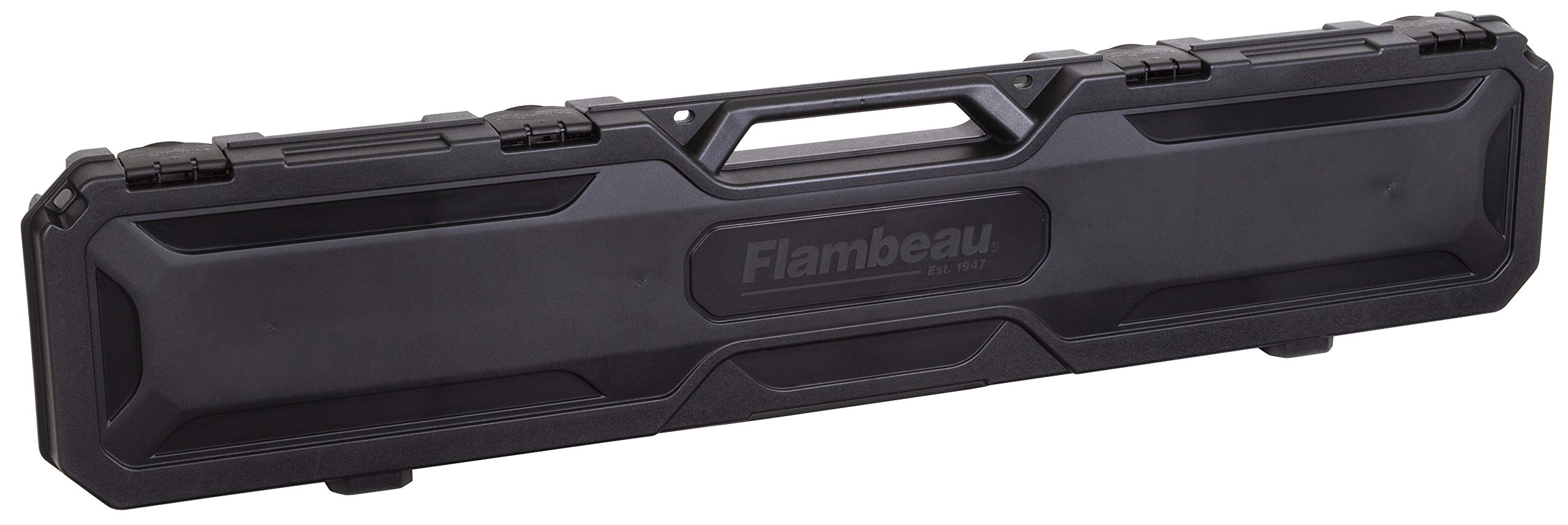 Flambeau Outdoors Express Gun Case, 46" Hard Rifle/Shotgun Protection, Black