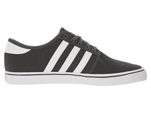 adidas Originals Men's Seeley Running Shoe, Ash Grey/White/Black, 7 M US