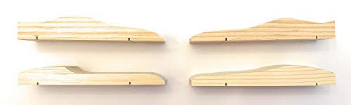 Maximum Velocity Derby Car Kits, Shaped | Bulk Pack (12) | Pre-Shaped Pine Block Kits Includes Wheels & Axles | Pinewood Car Kits