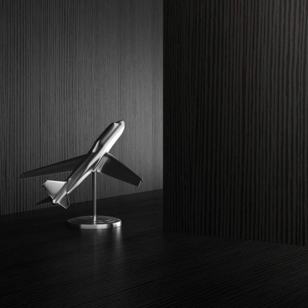 Mobili Fiver, Easy, Extendable Dining Table, 55.1(86.6) x35.4 in, Ashwood Black, Made in Italy