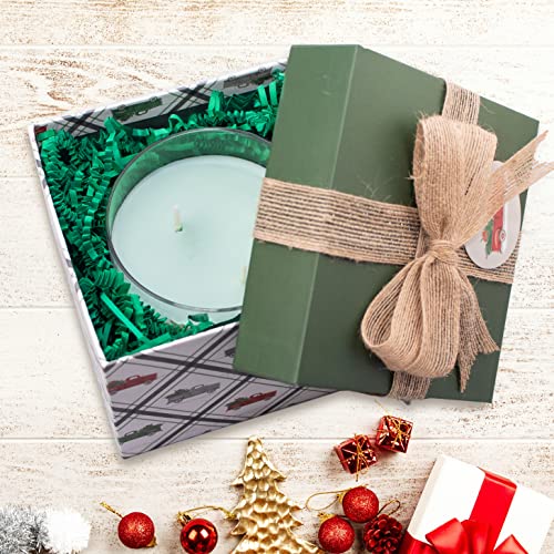 MagicWater Supply Crinkle Cut Paper Shred Filler (1/2 LB) for Gift Wrapping & Basket Filling - Green