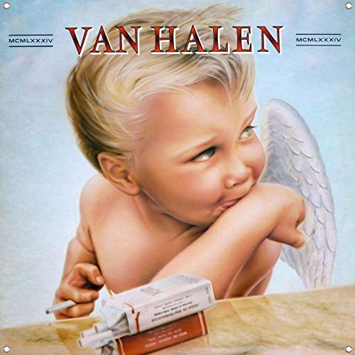 Dutern of VAN HALEN 1984 BANNER HUGE 4X4 Ft Fabric Poster Tapestry Flag
