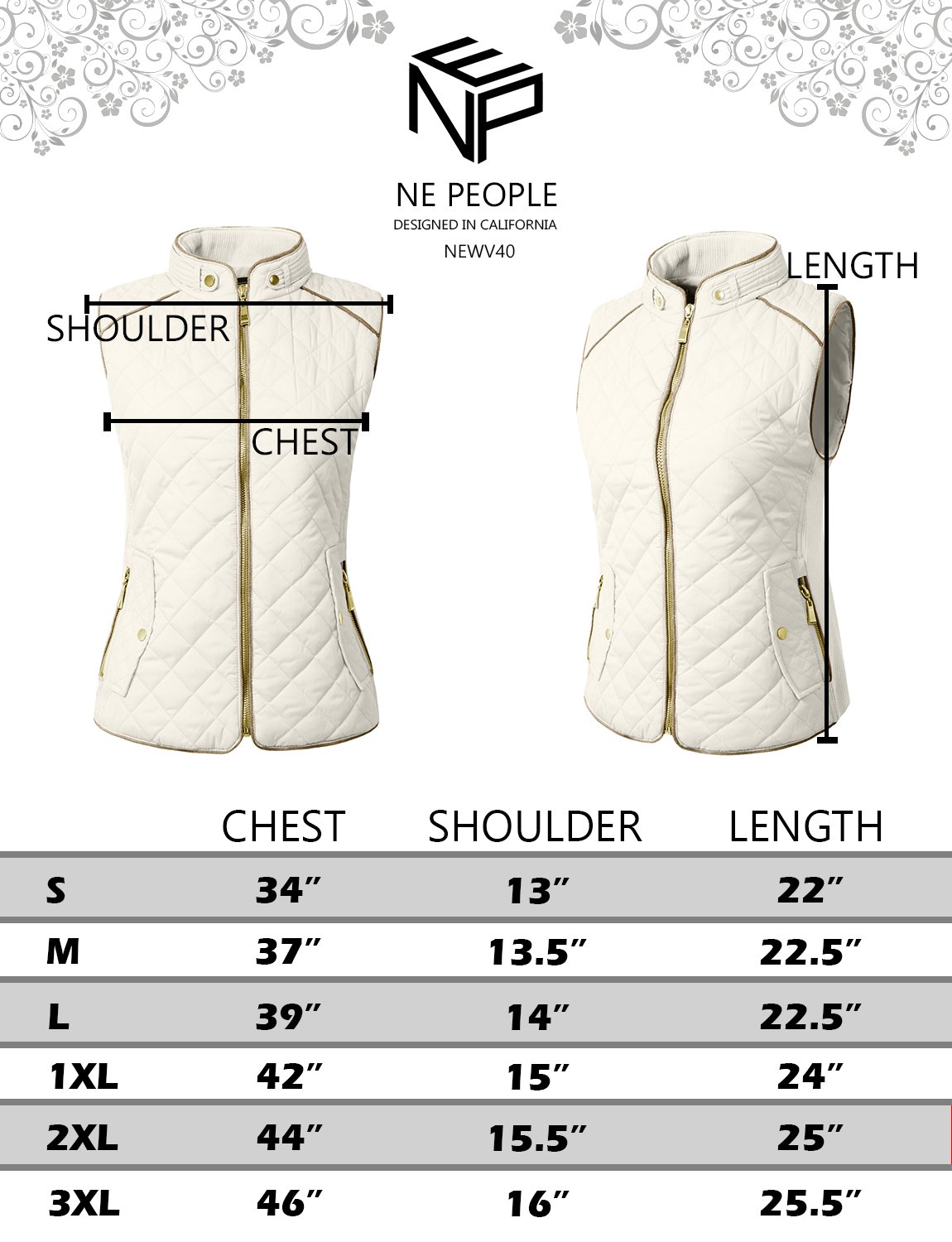 NE PEOPLE Women’s Quilted Vest – Lightweight Sleeveless Full Zip Up Casual Stand Collar Padding Gilet Jacket with Pockets NEWV40 Burgundy S