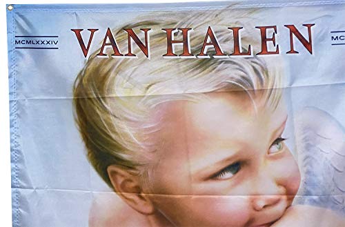 Dutern of VAN HALEN 1984 BANNER HUGE 4X4 Ft Fabric Poster Tapestry Flag