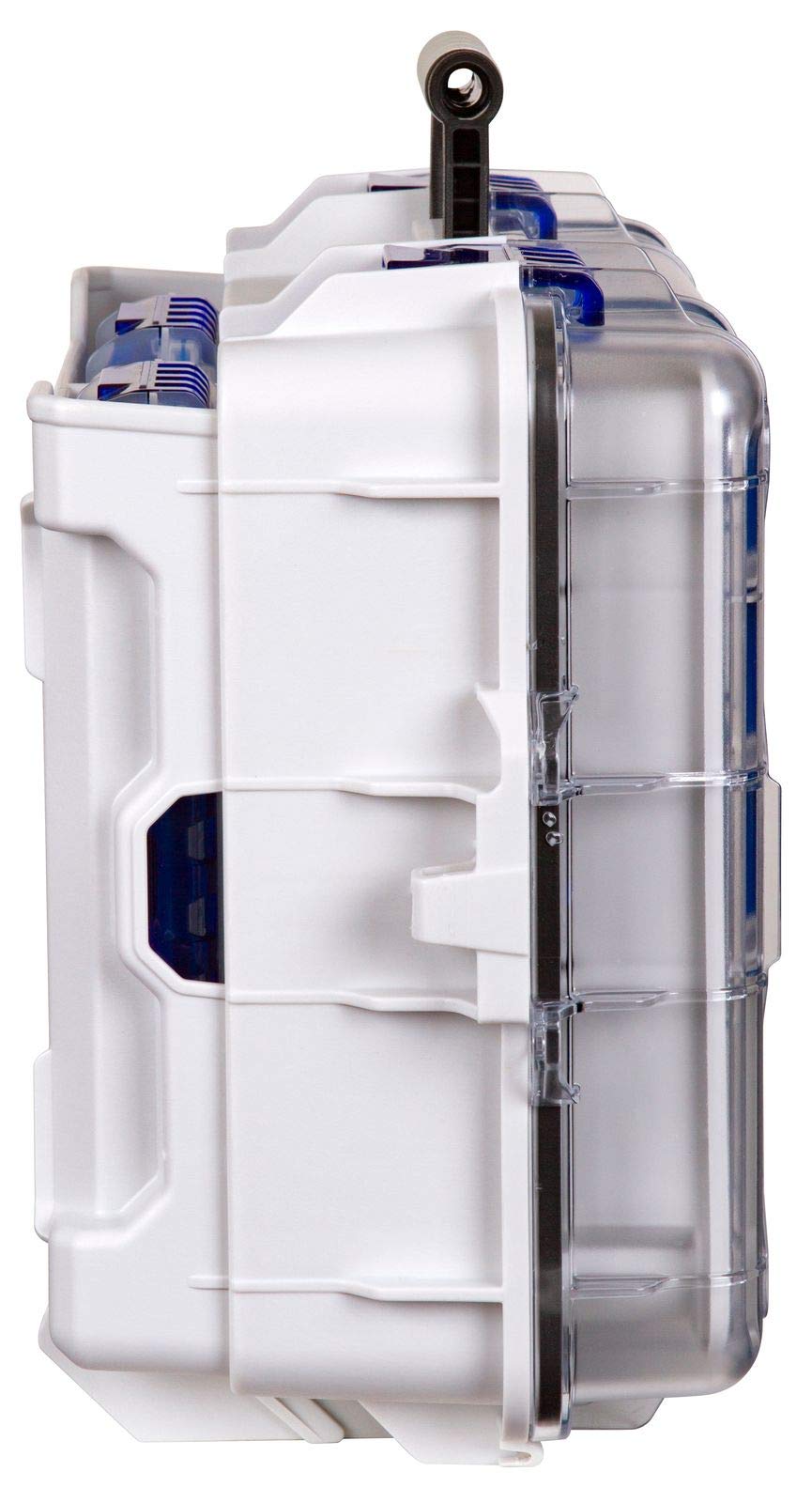 Flambeau Outdoors 3000WPBC Tackle Box - HD Waterproof Tackle Satchel System, Includes 2 Removable WP3012 Ultimate Waterproof Tuff Tainers, Floating Satchel, Fishing Tackle and Gear Storage, Gray/Clear