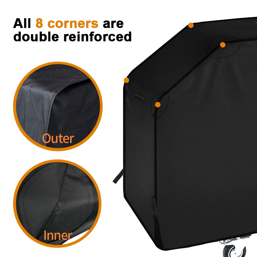 iCOVER 28 inch Griddle Cover for Blackstone, 600D Heavy Duty Waterproof Anti-UV Canvas Flat Top BBQ Cover for Blackstone 28" Outdoor Cooking Gas Grill Griddle with One Side Shelf