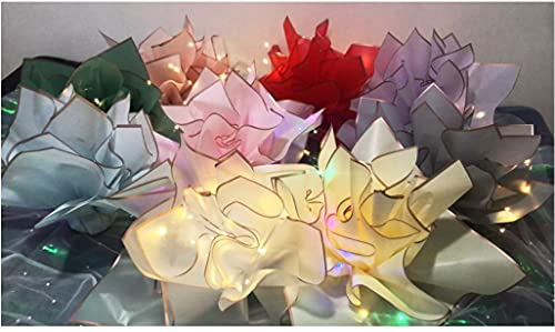 JOSON 30 Sheets /15 Colors Waterproof Gold Edge Flower Wrapping Paper,Florist Bouquet Supplies,DIY Crafts,Gift Packaging or Gift Box Packaging, 23x23Inch