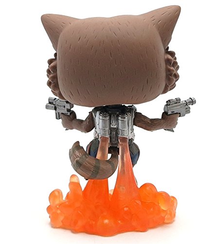 Marvel POP Guardians of The Galaxy Vol. 2 - Flying Rocket Raccoon Funko Pop! Vinyl Figure (Bundled with Compatible Pop Box), Multicolor, 3.75 inches