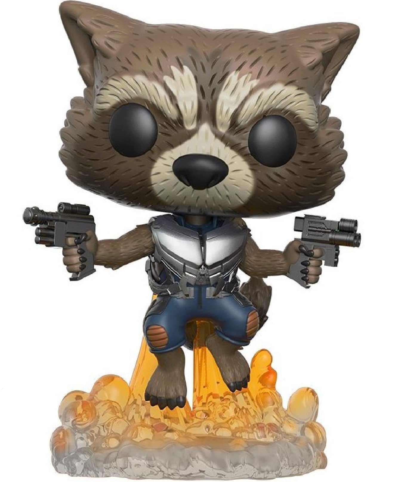 Marvel POP Guardians of The Galaxy Vol. 2 - Flying Rocket Raccoon Funko Pop! Vinyl Figure (Bundled with Compatible Pop Box), Multicolor, 3.75 inches