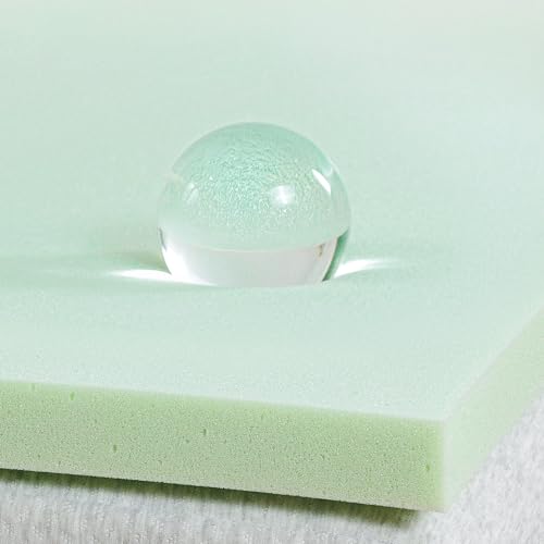 ZINUS 1.5 Inch Green Tea Memory Foam Mattress Topper, Pressure-Relieving Layers, CertiPUR-US Certified, Twin