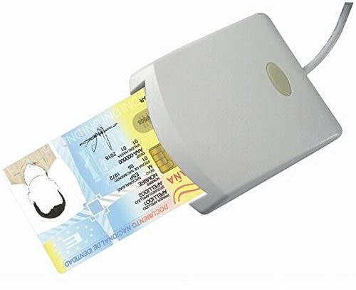 ISO7816 Contact EMV SIM eID PC/SC USB CCID Smart IC Chip Card Reader Writer Programmer with 2pcs SLE4442 Cards + SDK Kit(Program Required) for Professional Engineer