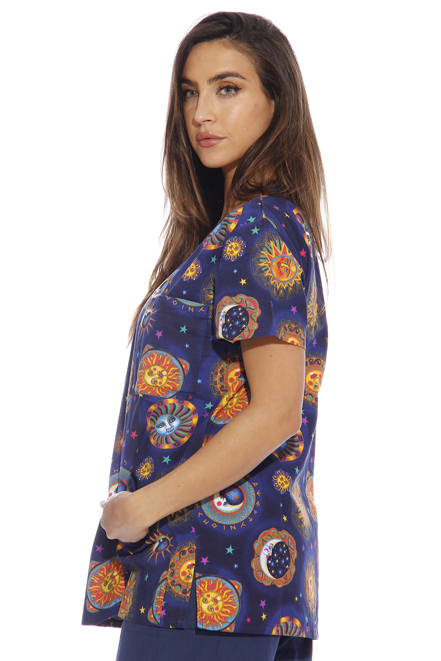 Just Love 216V-20-2X Women's Scrub Tops/Holiday Scrubs/Nursing Scrubs