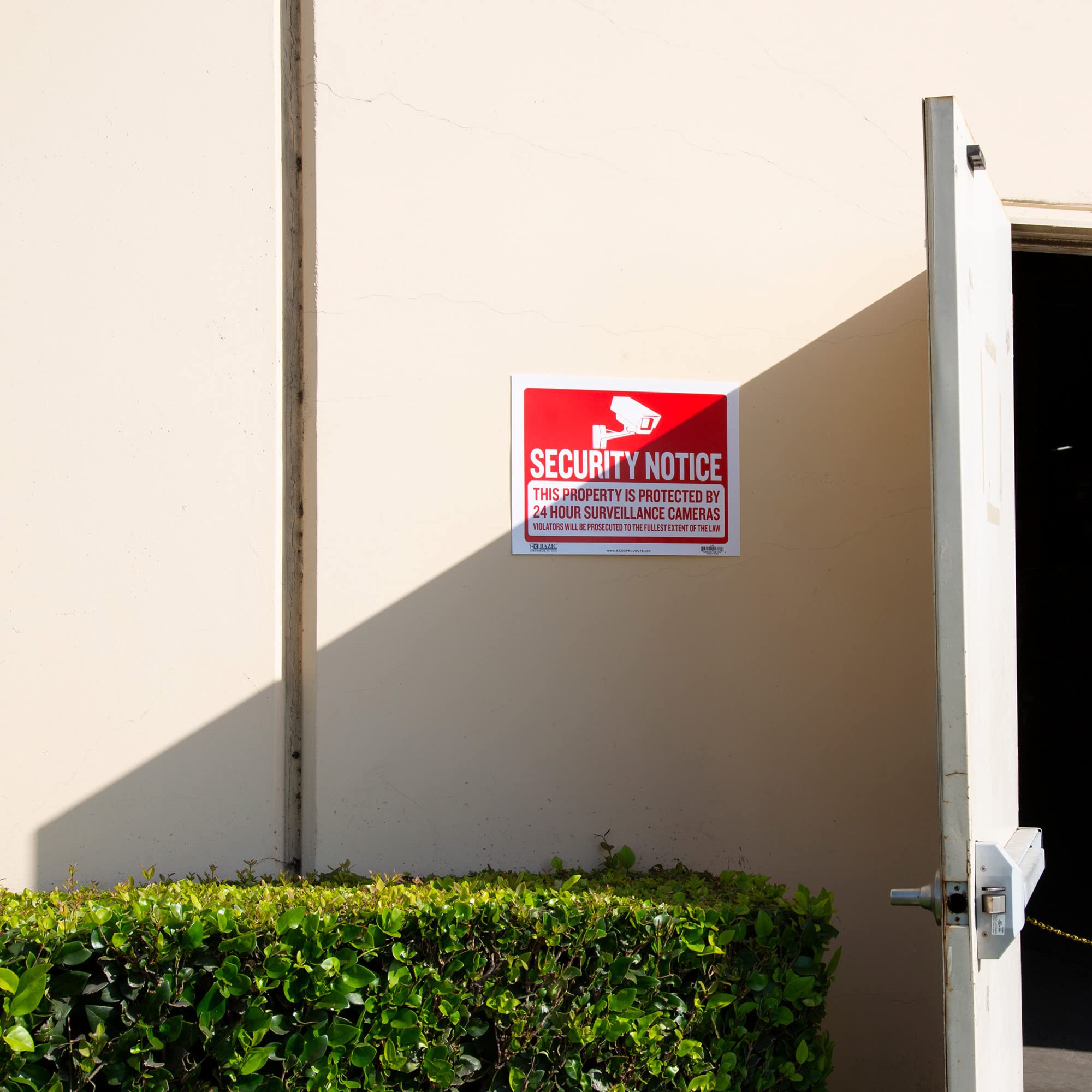 BAZIC Apartment For Rent Sign 9"X12", Plastic Signs for House Home Lease Rental Business, Waterproof Indoor Signage, 1-Pack