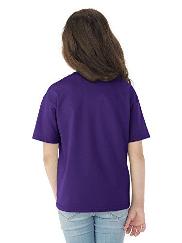 Fruit of the Loom Youth 5 oz. HD Cotton™ T-Shirt M PURPLE