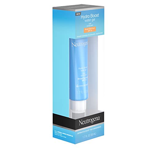 Neutrogena Hydro Boost Hydrating Hyaluronic Acid Gel Cream Moisturizer With SPF 15 Sunscreen, Daily Oil-Free and Non-Comedogenic Gel Cream, 1.7 fl. oz