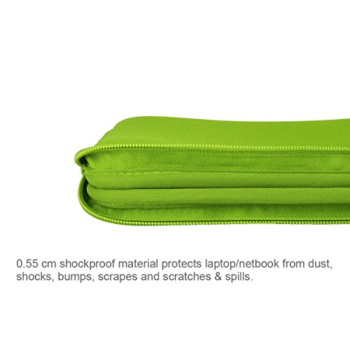 Arvok 13 13.3 14 Inch Laptop Sleeve Case for MacBook Pro/MacBook Air 13-14 inch, Water-Resistant Notebook Chromebook Computer Pouch, Carrying Bag Cover for HP/Dell/Lenovo/Asus/Acer, Bamboo Green