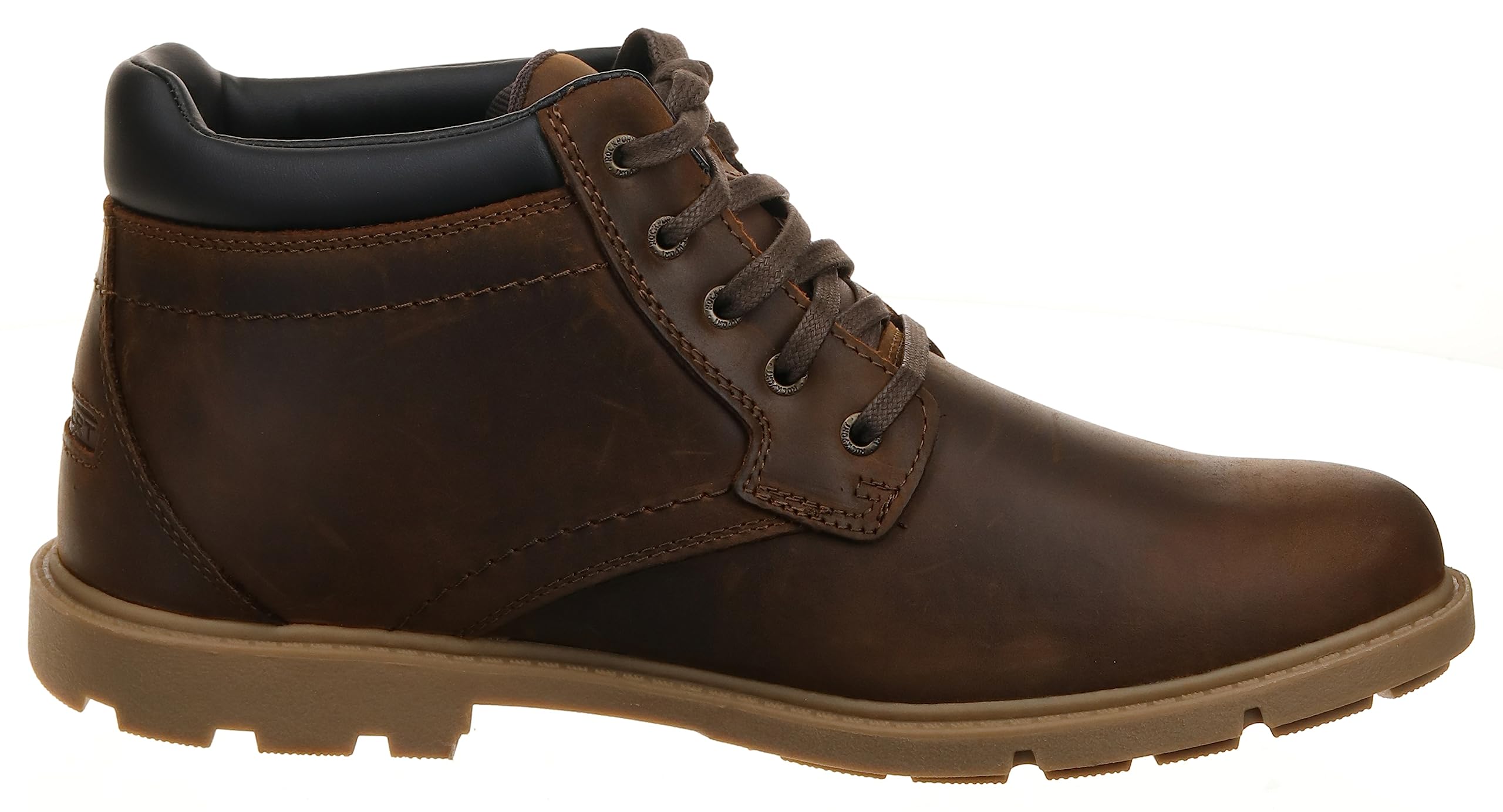 Rockport mens Rugged Bucks Waterproof chukka boots, Boston Tan, 9 US