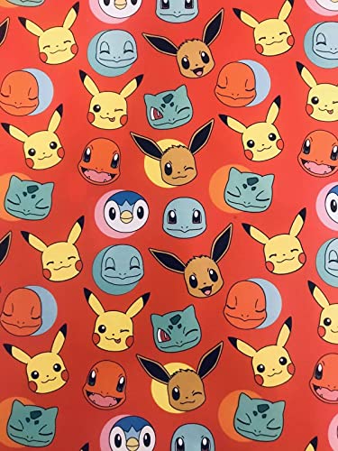 Pokem Pokemon Gift Wrap Official Merchandise