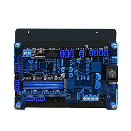 Monport K40 Laser Engraver Motherboard Upgrade Controller Compatible with lightburn for 40w Laser Engraver Lightburn CompatibleοΌAcrylic Protection and Quiet Drive for CNC CO2 Laser Engraver Machines