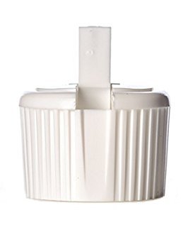 8 Ounce Natural HDPE Plastic Bottle with Flip Top Nozzles [Pack of 6]