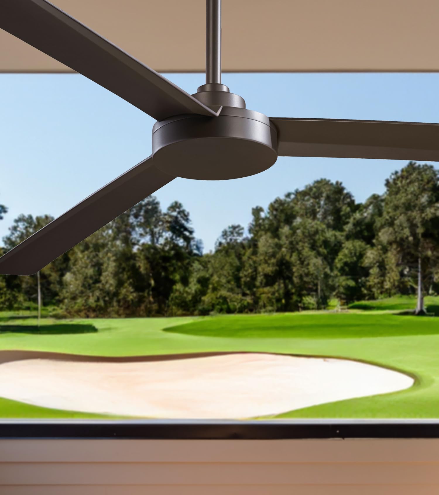 Minka Aire F624-ORB Roto XL, 62" 3 Blade Ceiling Fan in Oil Rubbed Bronze with Oil Rubbed Bronze Blades