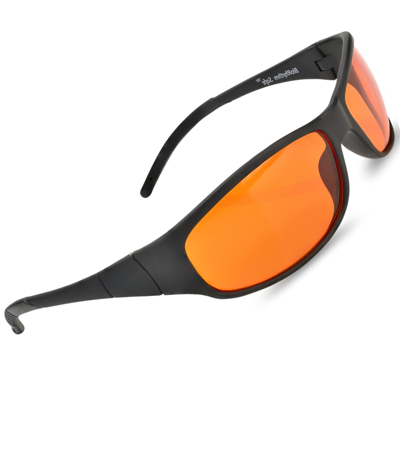 Blue Blocking Amber Glasses for Sleep 99.9 Percent Effective - Nighttime Eye Wear - Special Orange Tinted Glasses Help You Relax Your Eyes