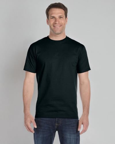 Hanes 6.1 oz. Beefy-T Tall, LT, BLACK